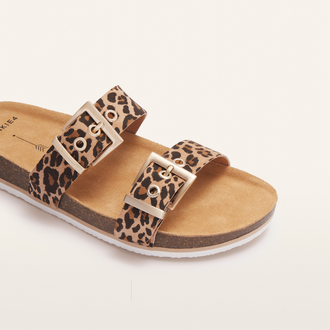 FRANKIE4 Sandy III - Camel Leopard Print – Shannons Shoes